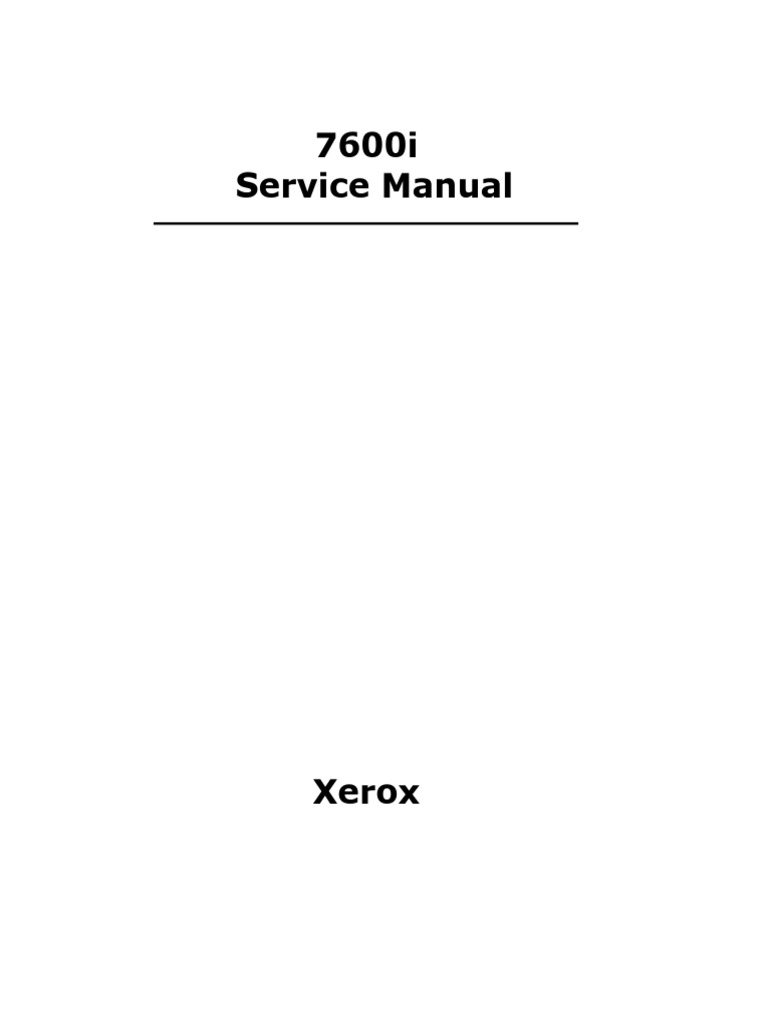 X7600i_ServiceManual_(EN) | PDF | Electrical Connector | Power Supply
