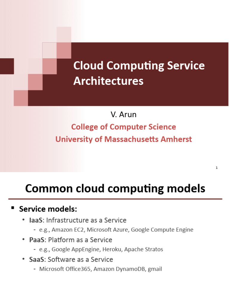 Cloud Service Models | PDF | Cloud Computing | Software As A Service