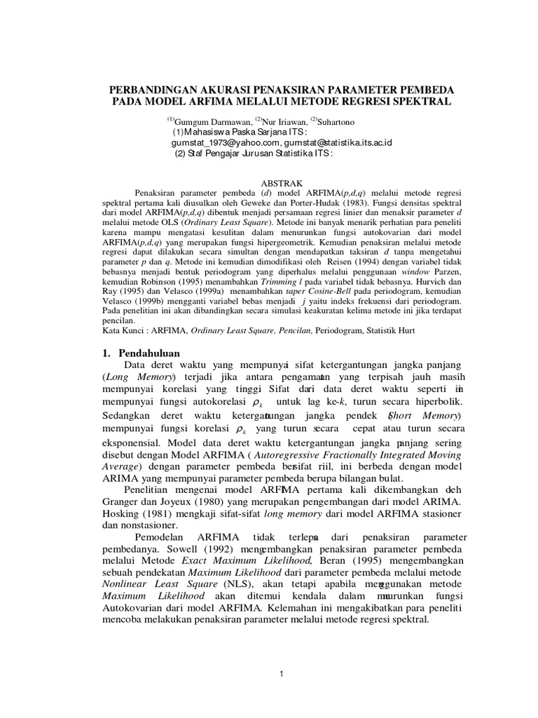 Perbandingan Akurasi Penaksiran Parameter Pembeda | PDF