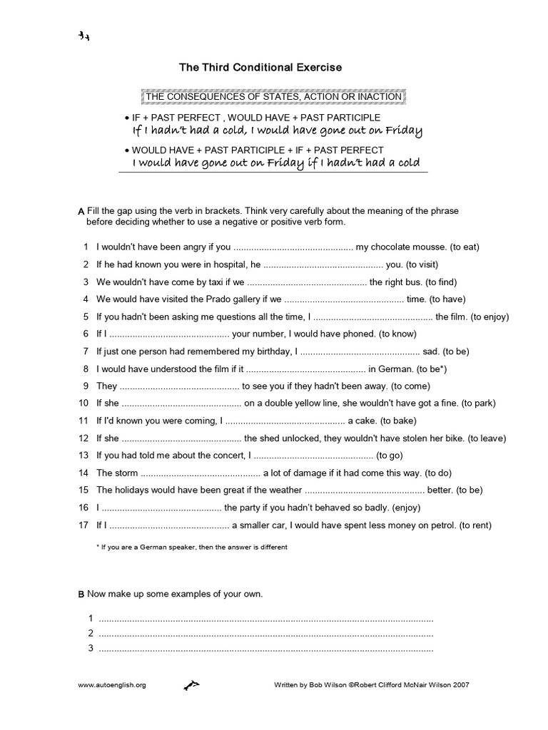 3 Cond 1 | PDF | Grammar | Linguistics