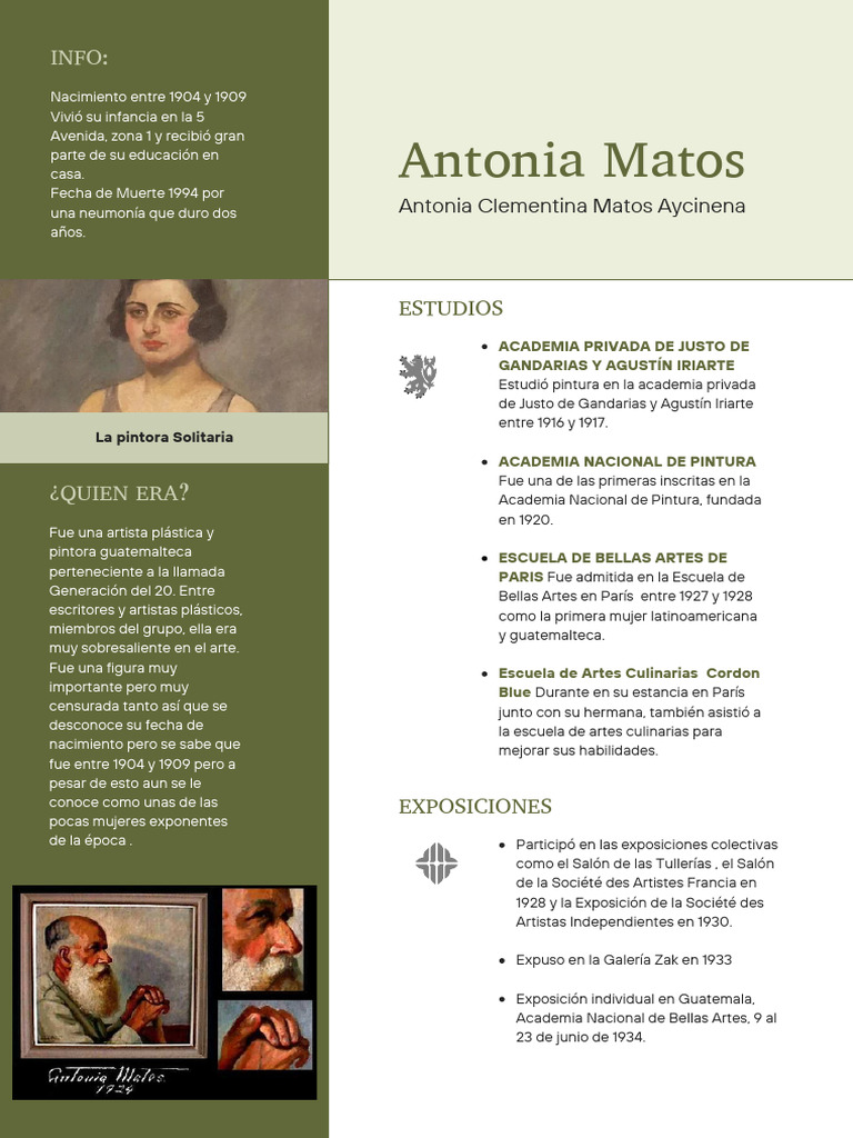 Antonia Matos Hoja de Vida | PDF