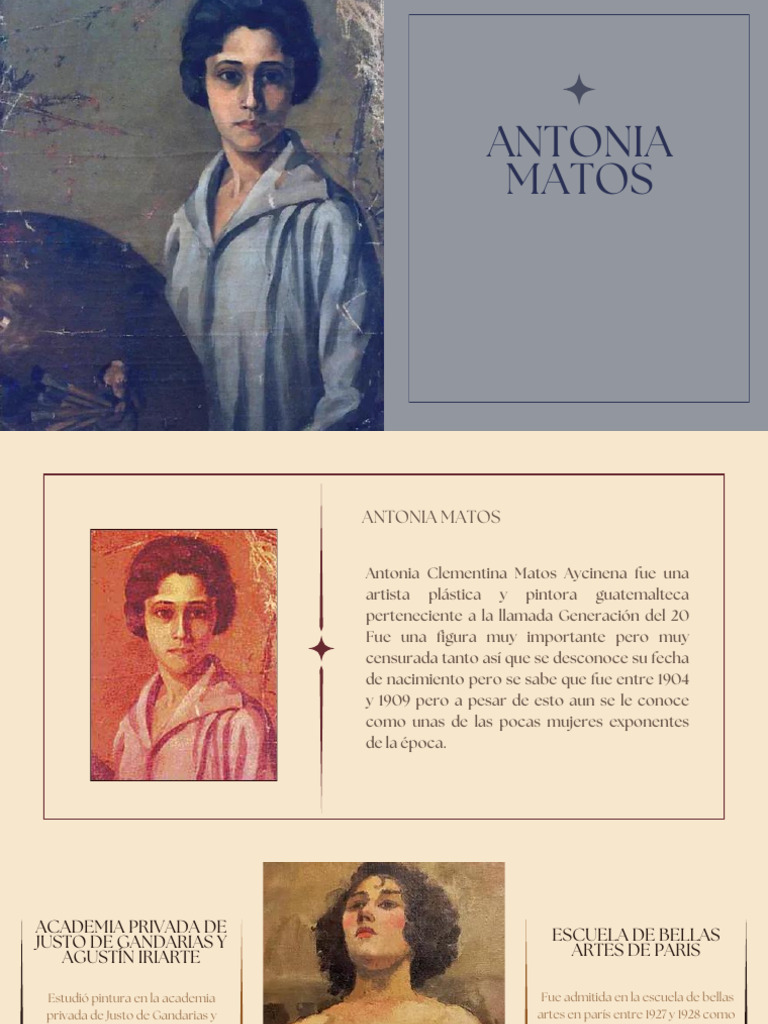 Antonia Matos presentación | PDF