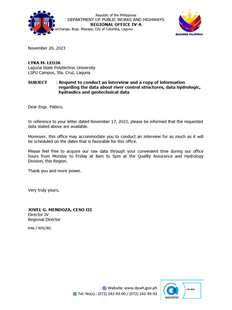 Reply Letter Nov. 20, 2023 | PDF