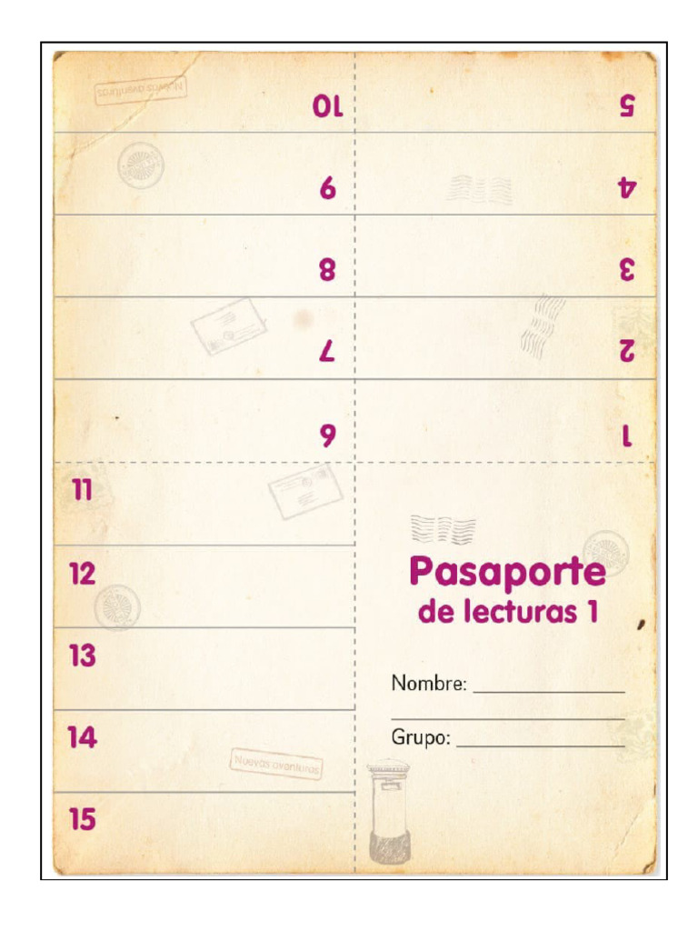 Pasaporte de Lectura | PDF