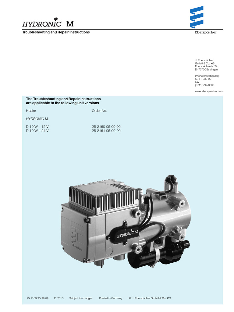 Hydronic M TS 11-2010 EN | PDF