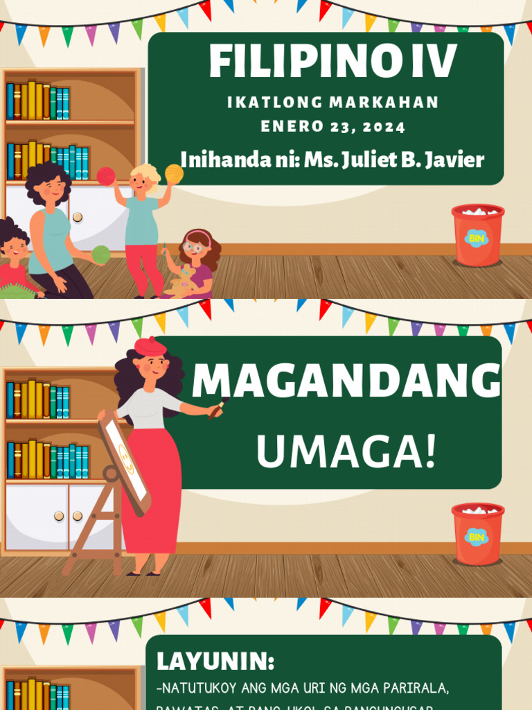 Gr. 4 Parirala Uri (Karaniwan, Pang-Ukol, Pawatas) | PDF