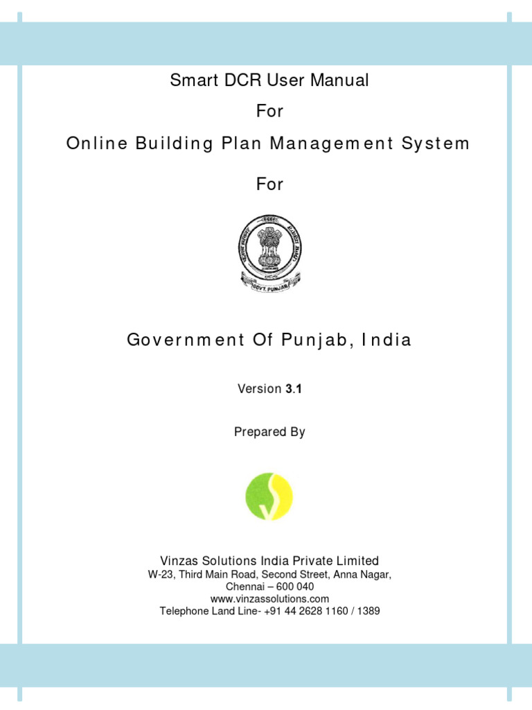 Smart DCR User Manual for Punjab | PDF | Stairs | Automation