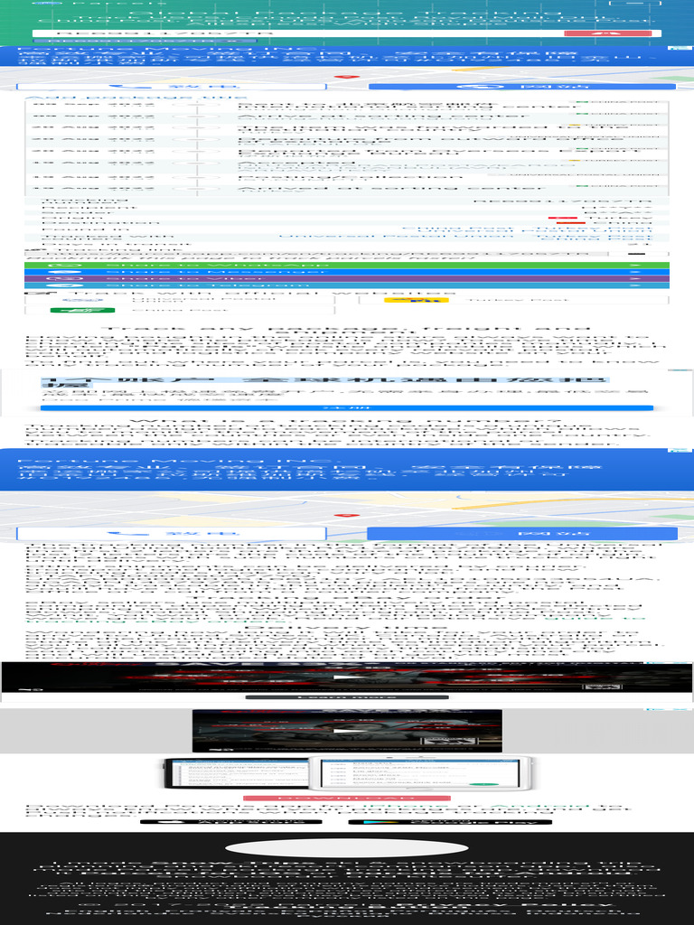Universal Parcel Tracking - Global Package Tracking | PDF | Courier ...