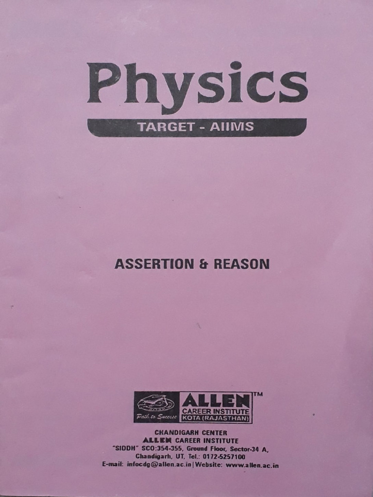 Allen Physics A&R | PDF