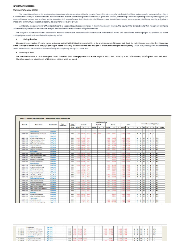 Infra Narrative Transportation | PDF