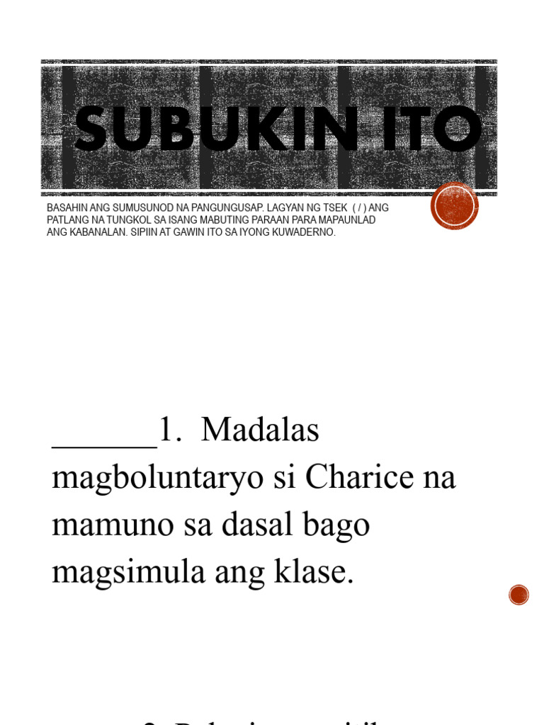 Subukin Ito | PDF