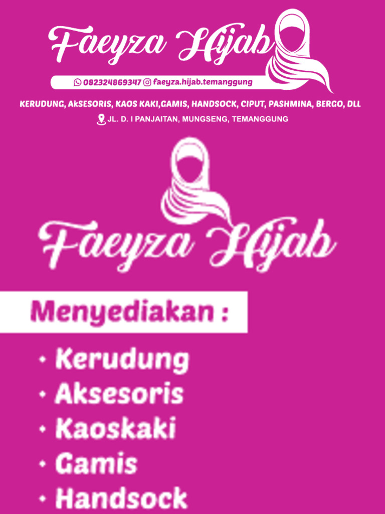 Baner Faeyza Hijab Cetak | PDF