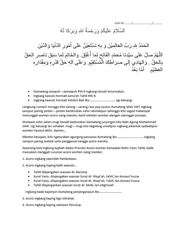 Surat tembusan | PDF