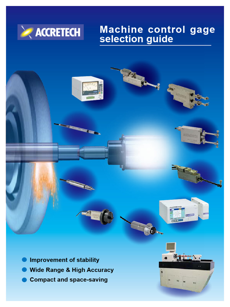 Machine Control Gage Selection Guide | PDF | Grinding (Abrasive Cutting ...
