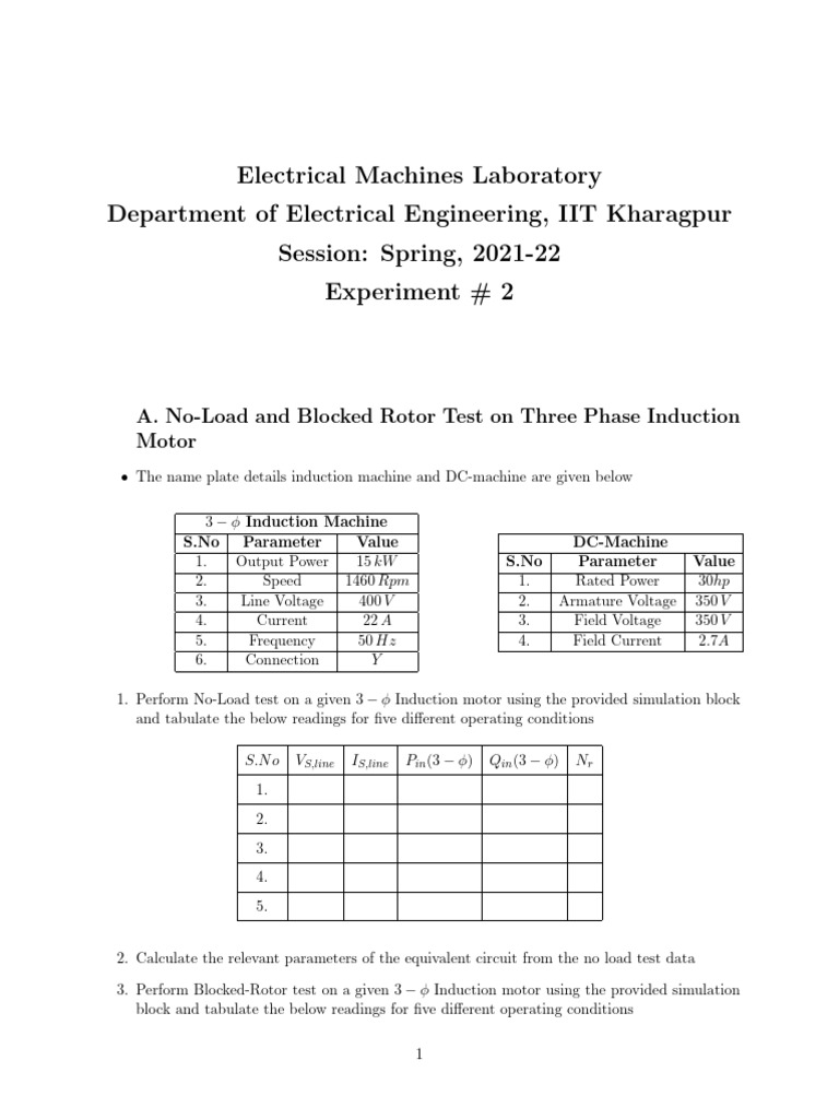 Experiment-2 Instruction Set | PDF | Electric Motor | Electricity
