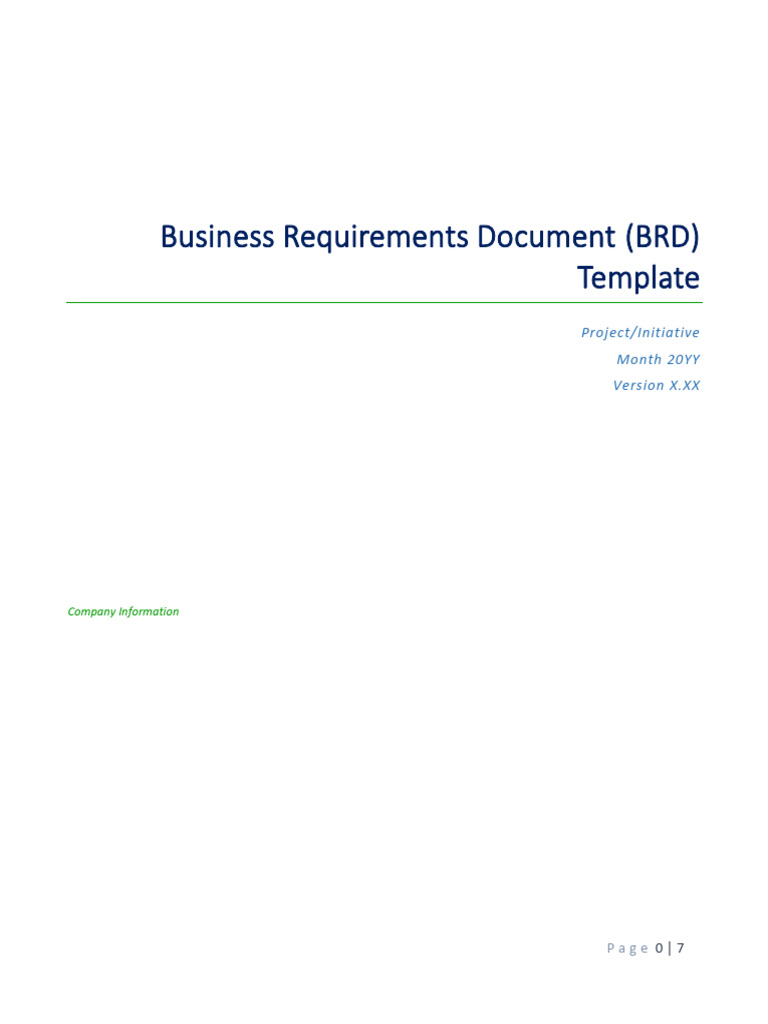 BRD template-3 | PDF | World Wide Web | Internet & Web