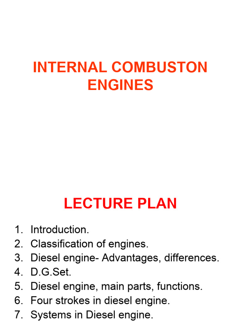 DG Set | PDF | Internal Combustion Engine | Diesel Engine