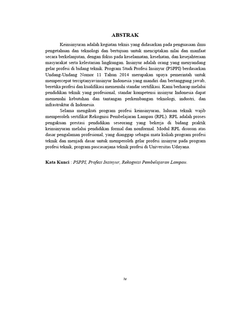 Abstrak FAIP Laporan RPL 24.01.22-2 | PDF | Bisnis