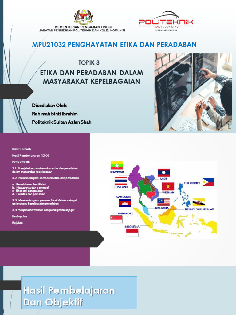 Topik 3 Penghayatan Etika Dan Peradaban | PDF