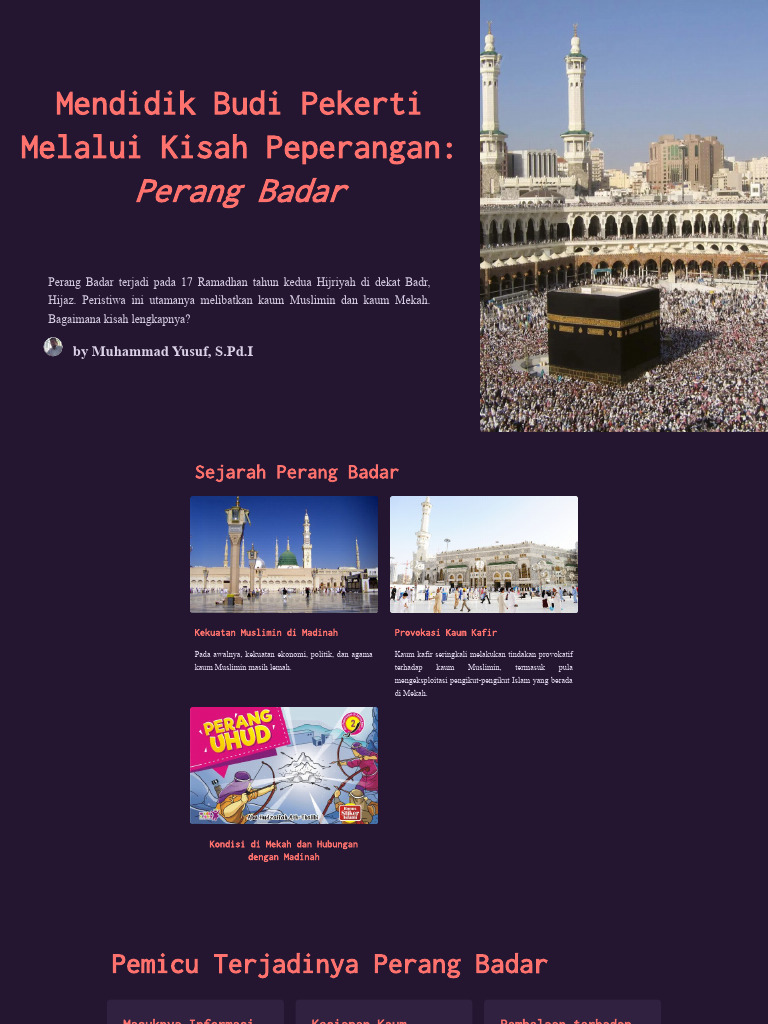 Kisah Peperangan Perang Badar | PDF