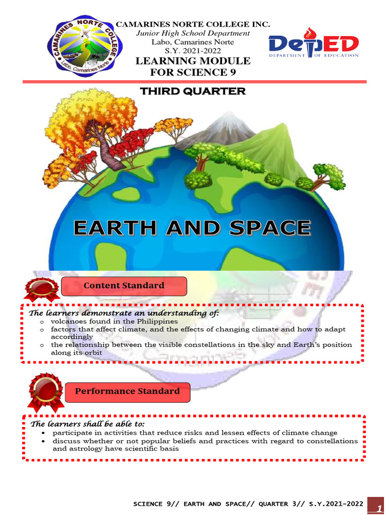 Science+9+Module+q3+Sy+2021 22 | Download Free PDF | Volcano | Types Of ...