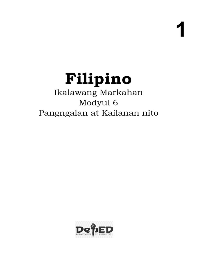 Filipino 1 Q2 Module 6 | PDF