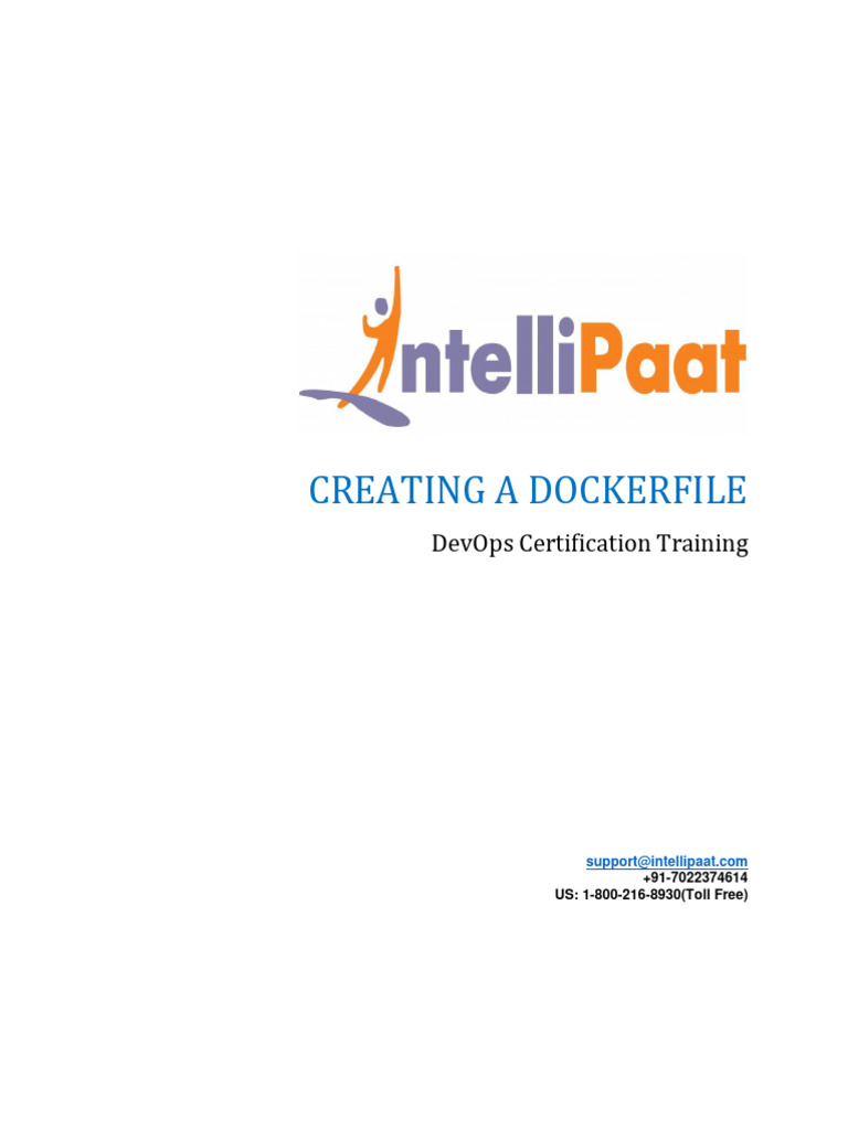 4 Creating A Dockerfile Pdf