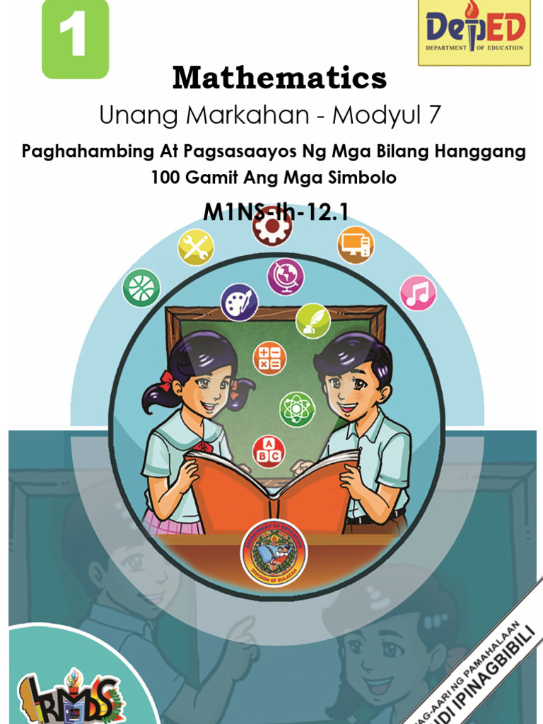 Grade 1 - q1 - Week 7 - Paghahambing at Pagsasaayos Ng Mga Bilang ...