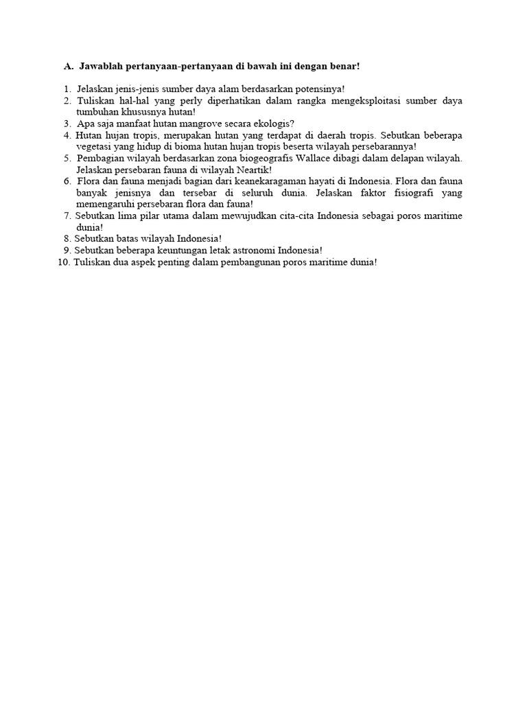 PAS Ganjil Geo XI | PDF