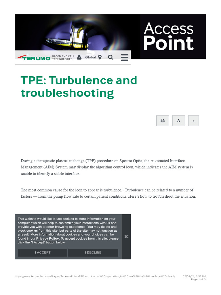 TPE - Turbulence and Troubleshooting | PDF