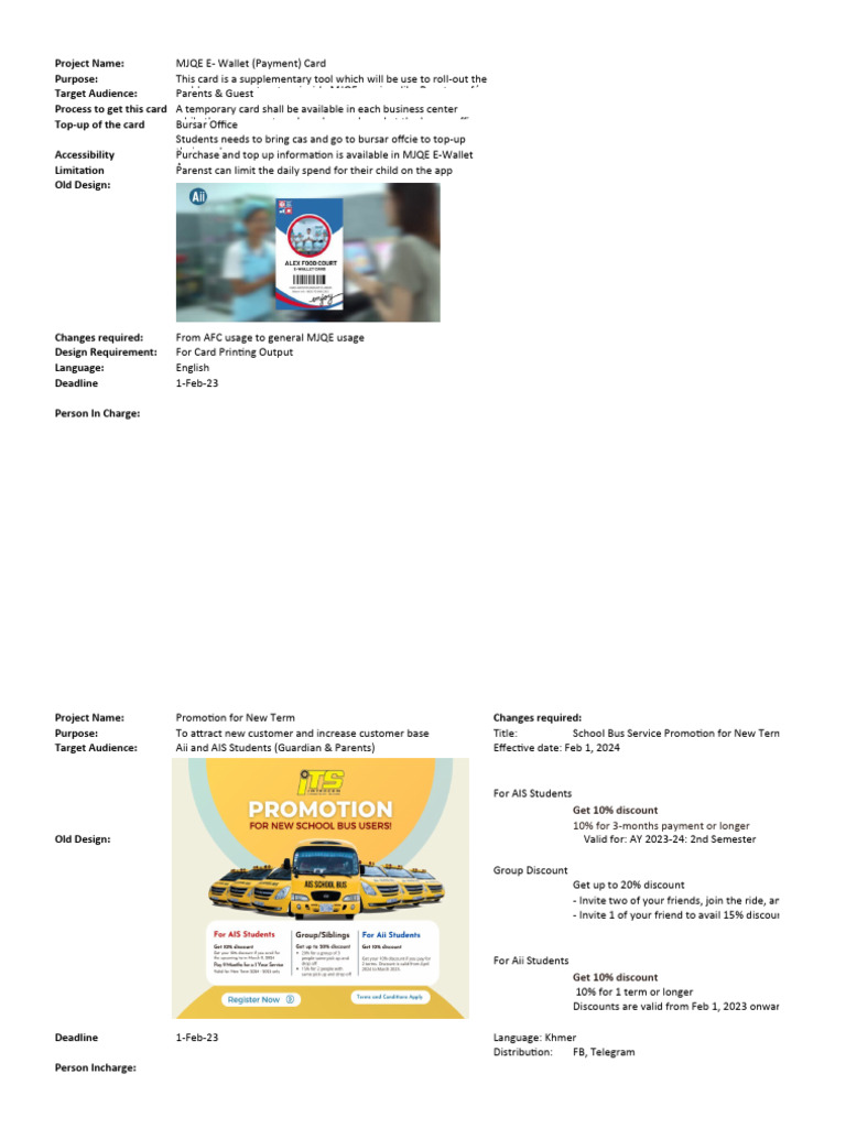 Design Projects | PDF