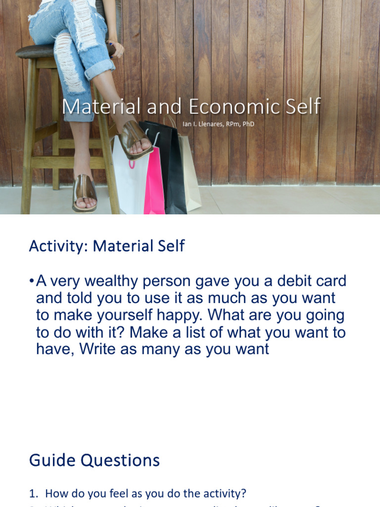 Material-Self- | PDF | Contentment | Self Esteem