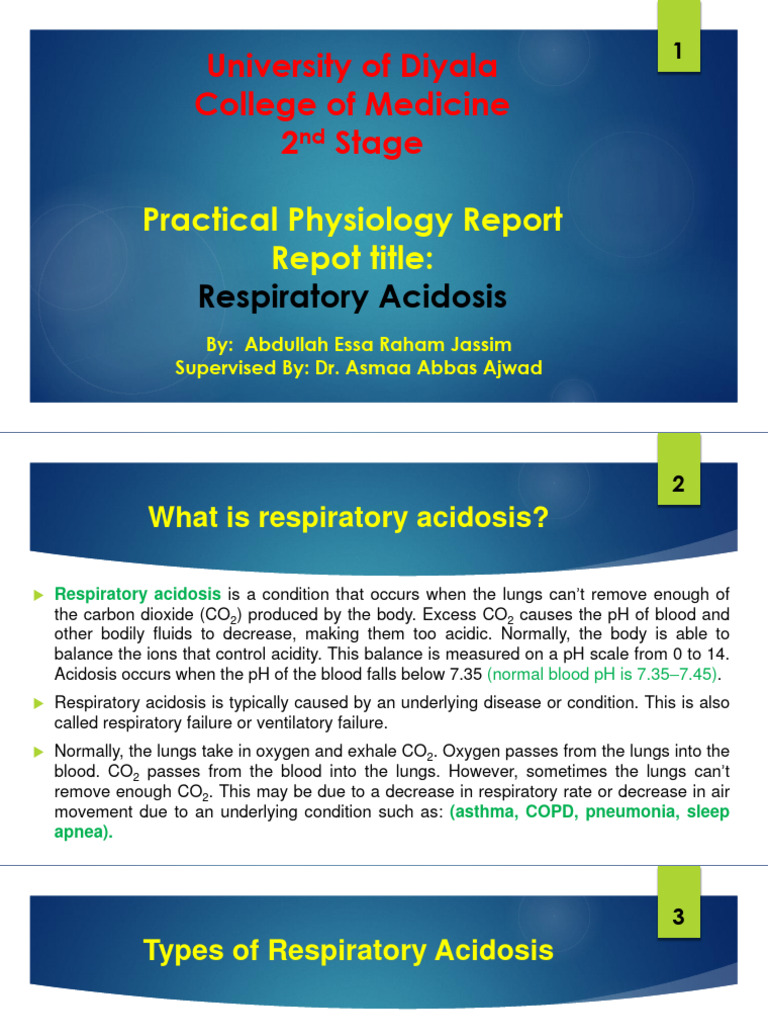 Respiratory Acidosis | PDF