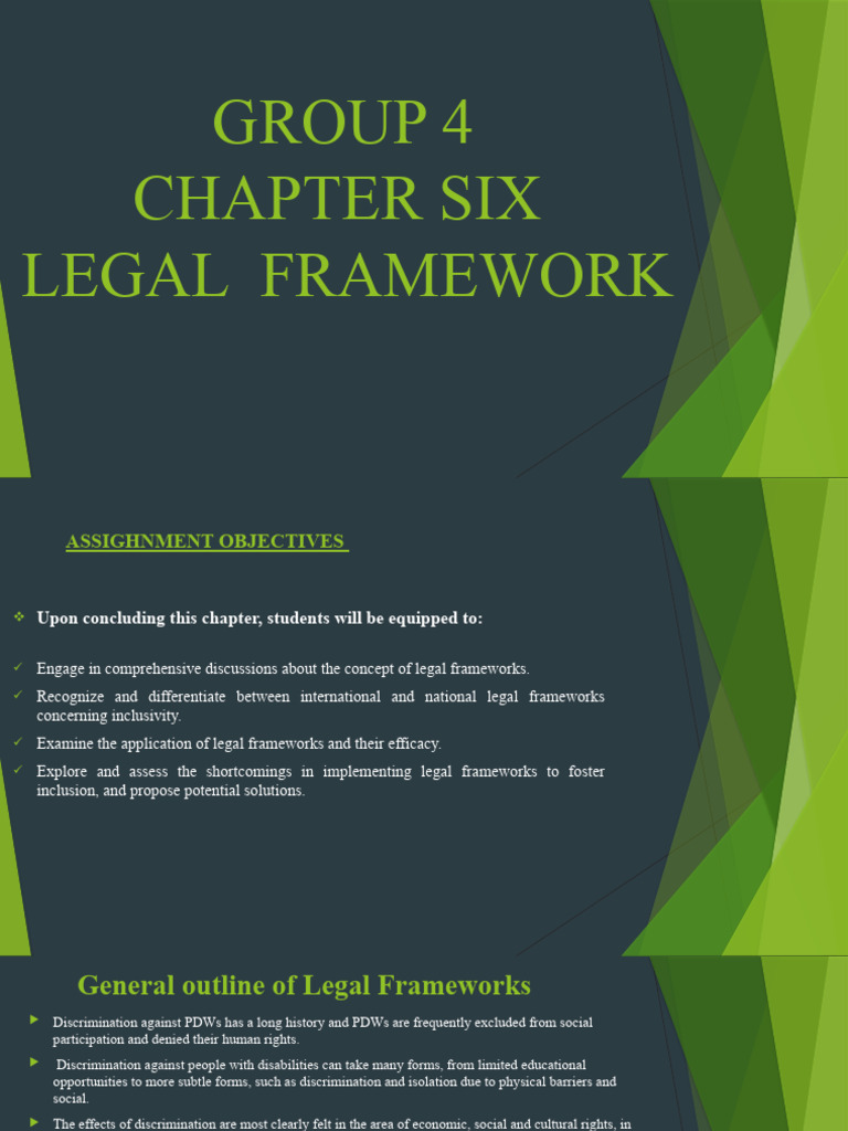 Legal Frameworks Assignment | PDF | Disability | Inclusion (Education)