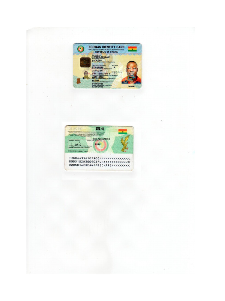 Ghana Card | PDF