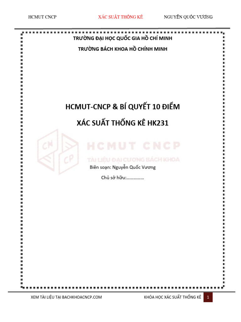 Công TH C Thi Gi A Kì HK231 | PDF