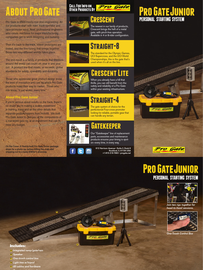 Pro Gate Junior Brochure 082019 | PDF | Computers