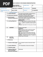 4es Model Lesson Plan | PDF