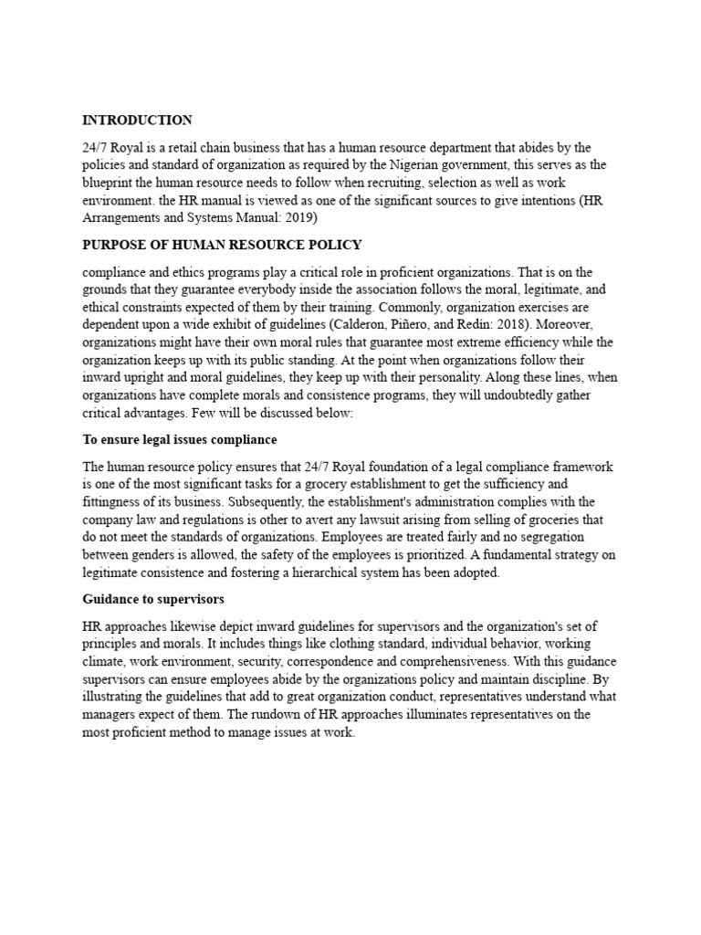 human resource 3 | PDF | Employment | Human Resources