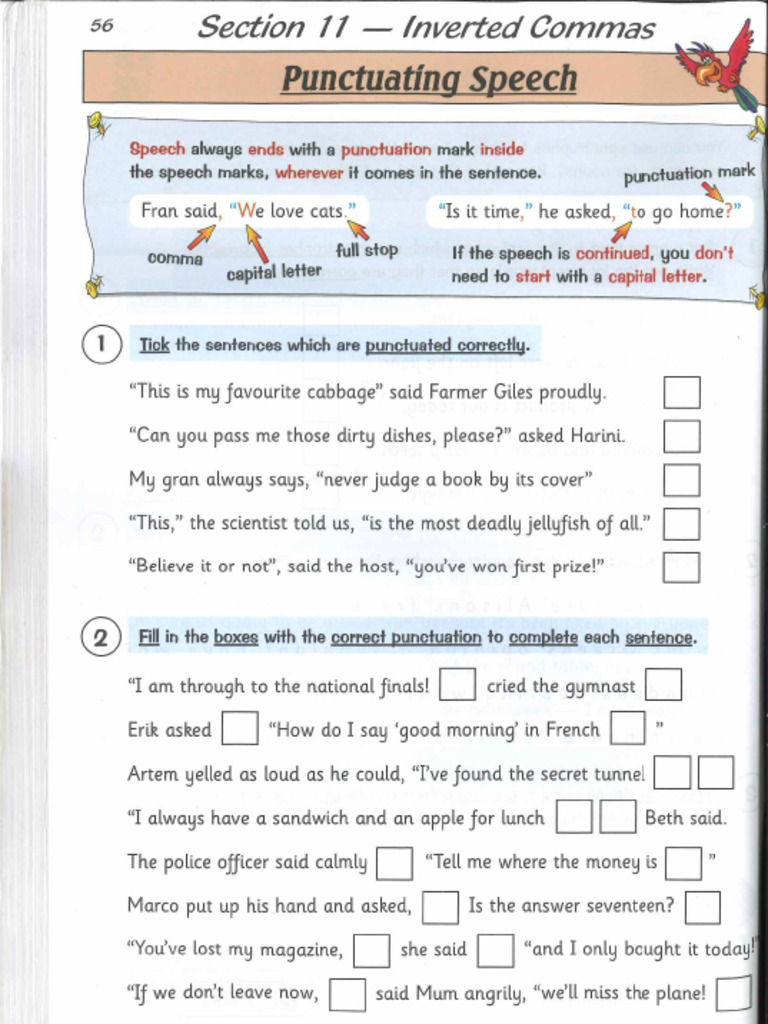 Punctuating Speech | PDF