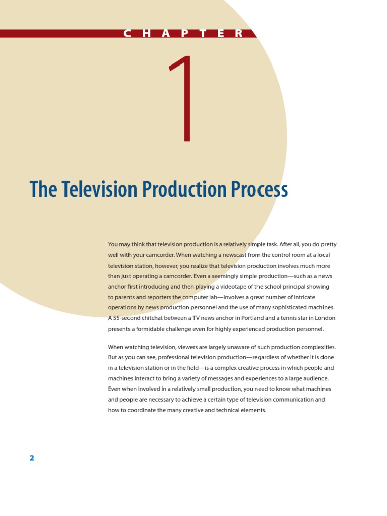 Television Production Process | PDF | Videotape | Compact Disc
