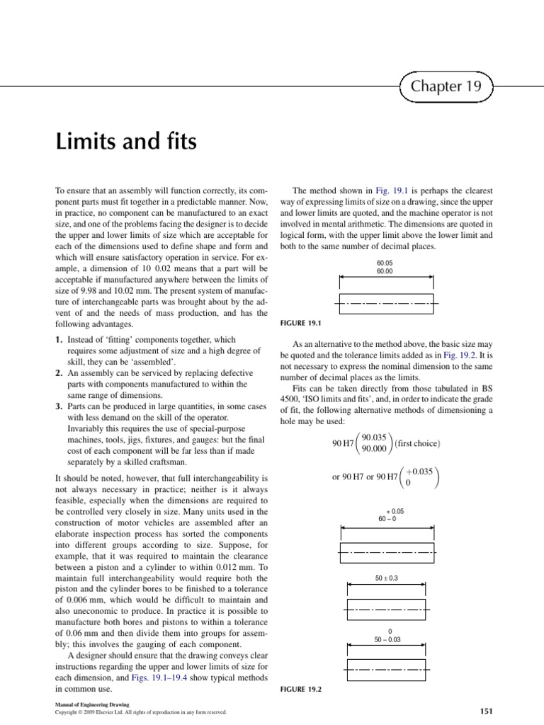 Limits & Fits Simmons | PDF | Engineering Tolerance | Secondary Sector Of The Economy