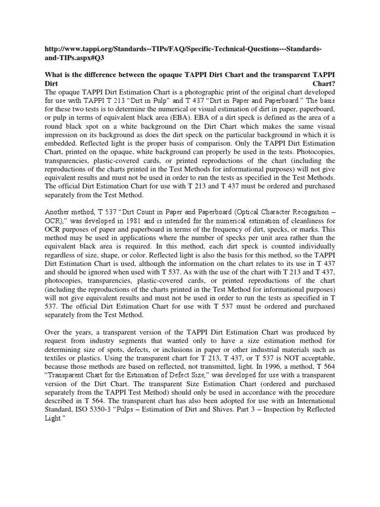 And-Tips - Aspx#Q3 What Is The Difference Between The Opaque Tappi Dirt ...