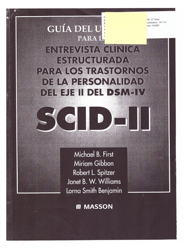 Scid II Guia | PDF
