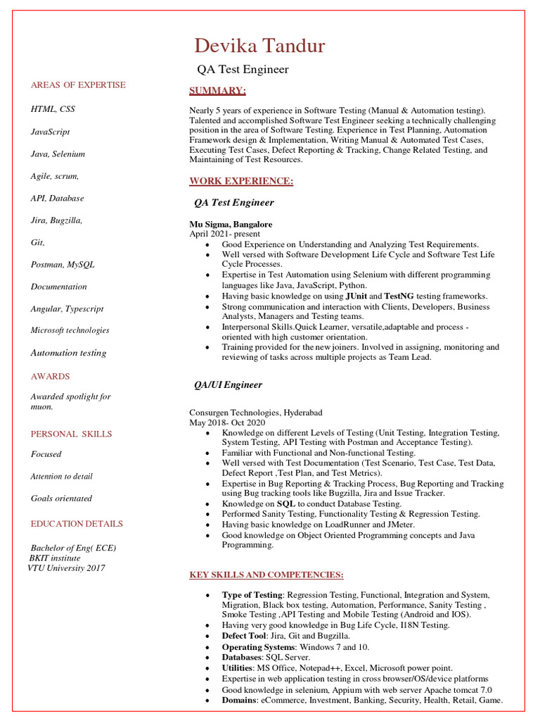 Devika Tandur Pdf Software Testing Selenium Software