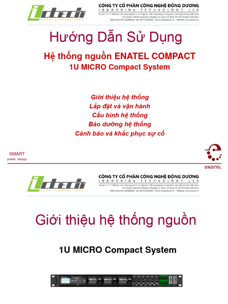 Huong Dan Su Dung Nguon 1U Compac | PDF
