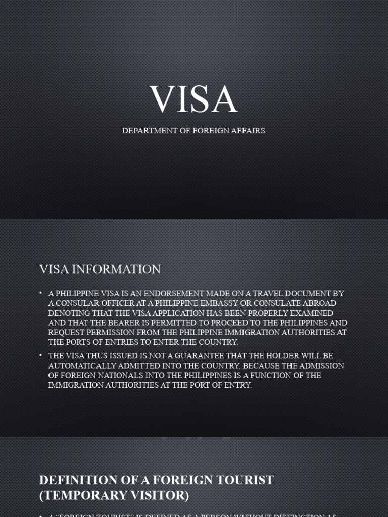 Visa Application Pdf