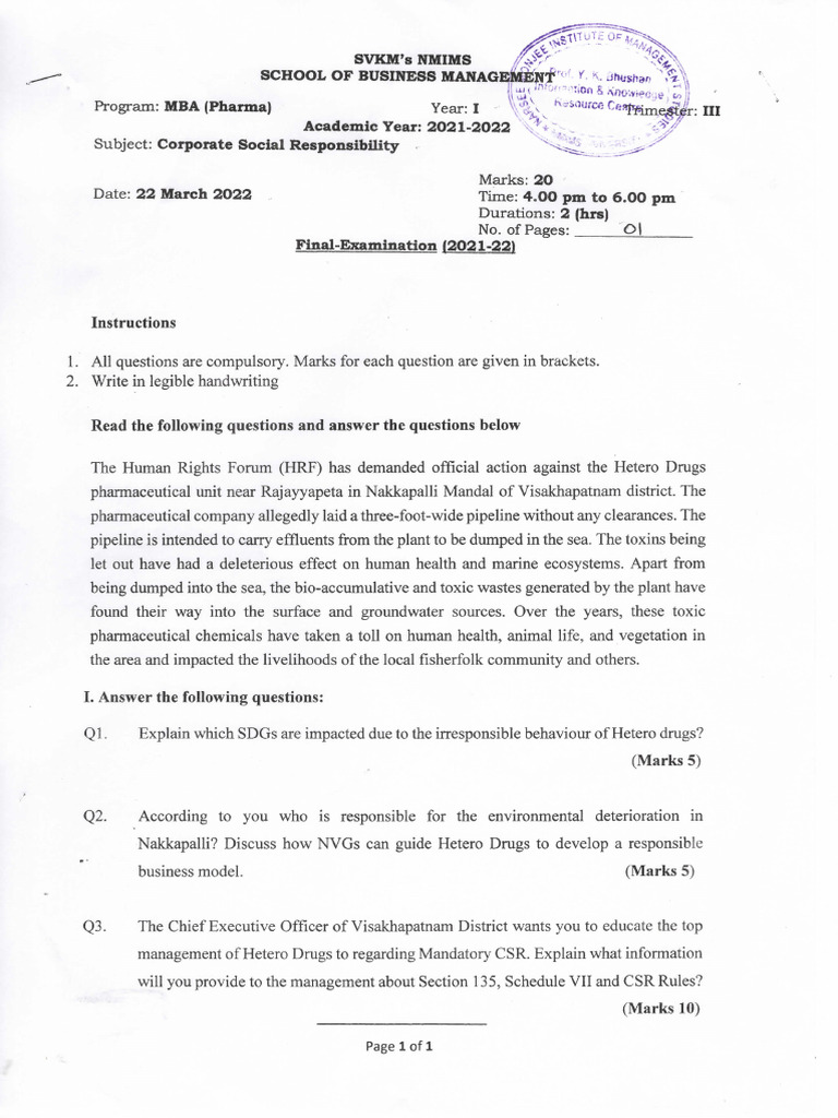 Corporate Social Responsibility HAG3diqRFR | PDF | Pollution | Nature