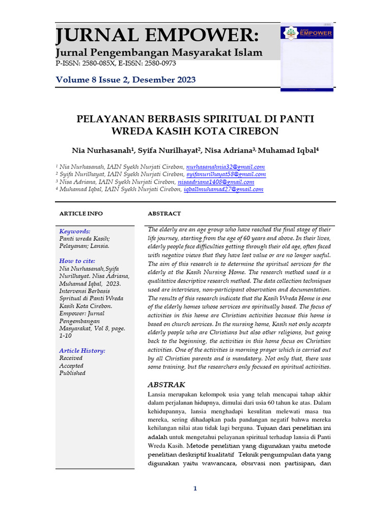 JURNAL Kelompok 2 | PDF | Self-Improvement