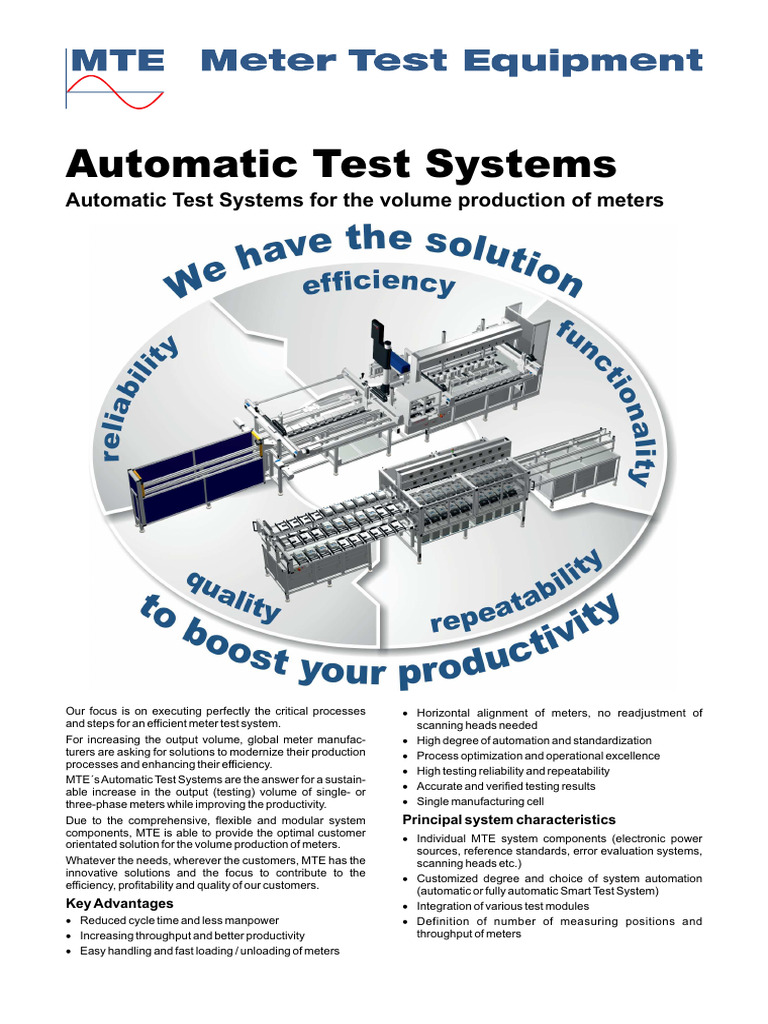 Automatic Test Systems English - R07 (09.217) | PDF | Automation ...